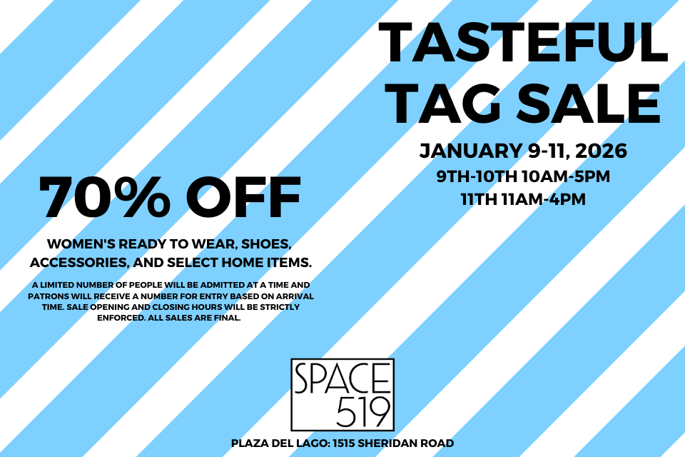 SPACE 519 Tasteful Tag Sale - Plaza del Lago